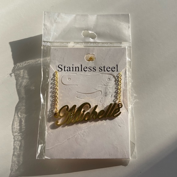 Jewelry | New Gold Stainless Steel Michelle Necklace | Poshmark